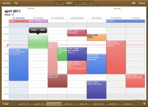 Jetzt auch auf dem iPad: Week Calendar HD