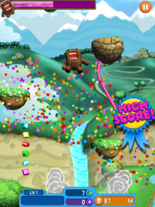 Domo Jump: Japanischer Spongebob auf Doodle Jumps Spuren