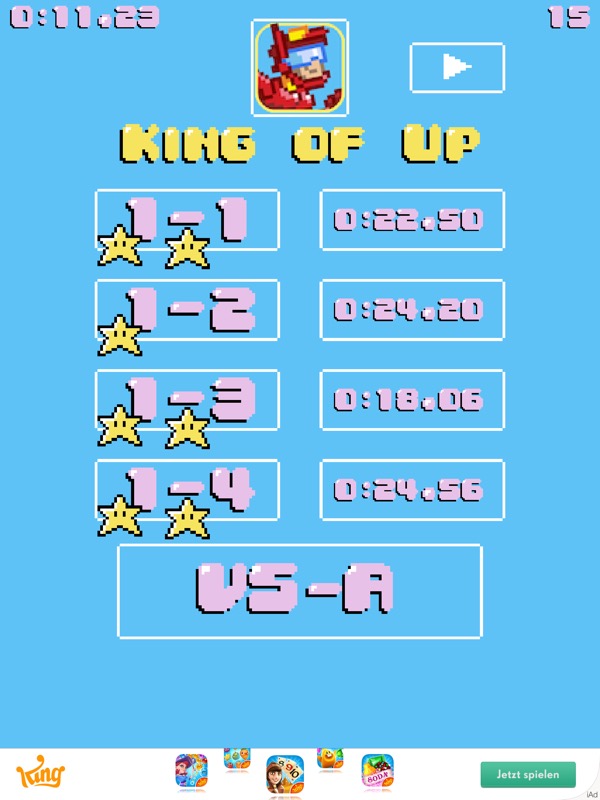 King of Up: Immer höher, immer weiter in neuem Casual Game