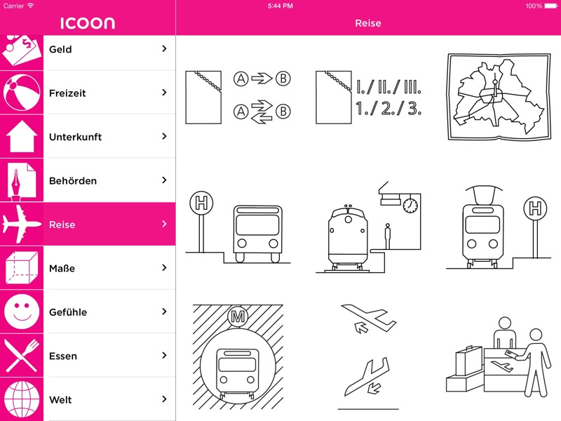 ICOON: Bildwörterbuch mit über 1.000 Symbolen