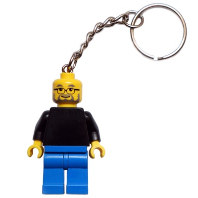 Steve Jobs: Jetzt auch als Schlüsselanhänger aus Lego