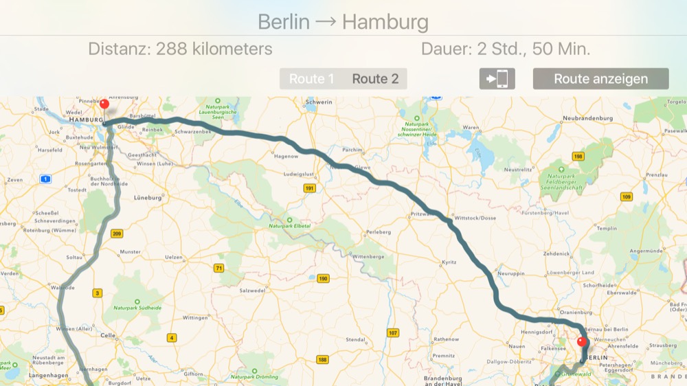 TV Maps: tvOS- und iOS-App bieten Navigation und Routen