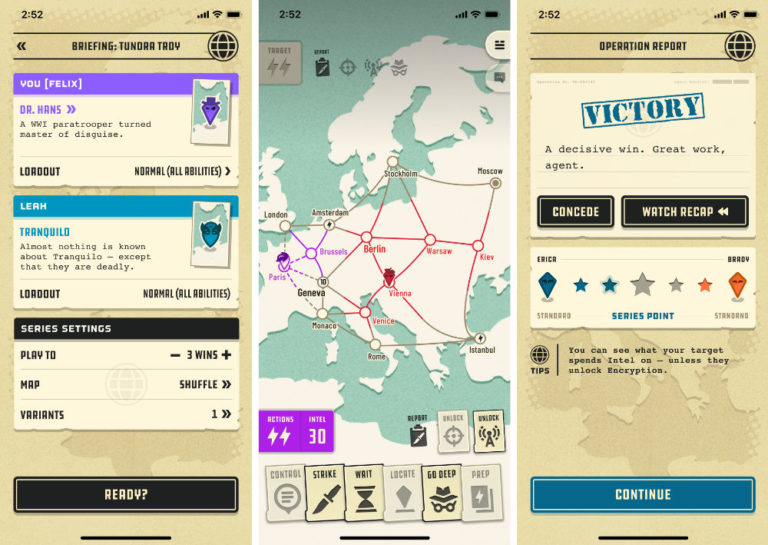 Two Spies: Rundenbasiertes Strategiespiel um zwei Spione im Kalten Krieg