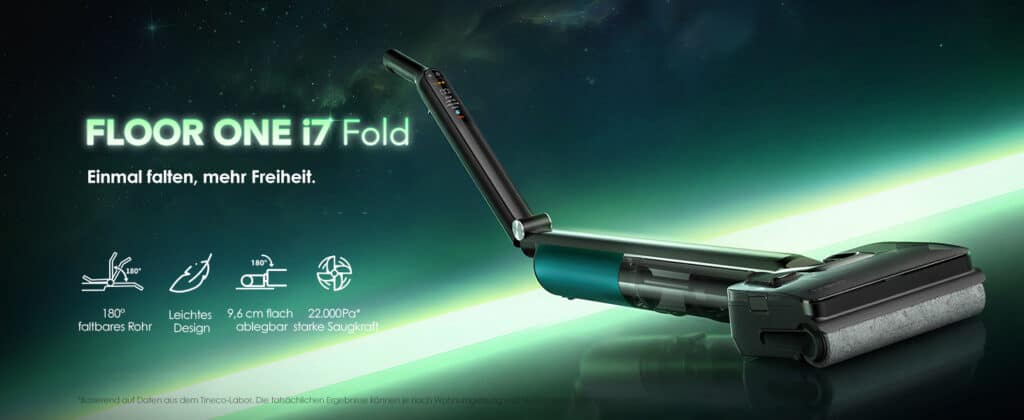 Tineco Floor One i7 Fold: Besonders kompakter Wischsauger jetzt erhältlich