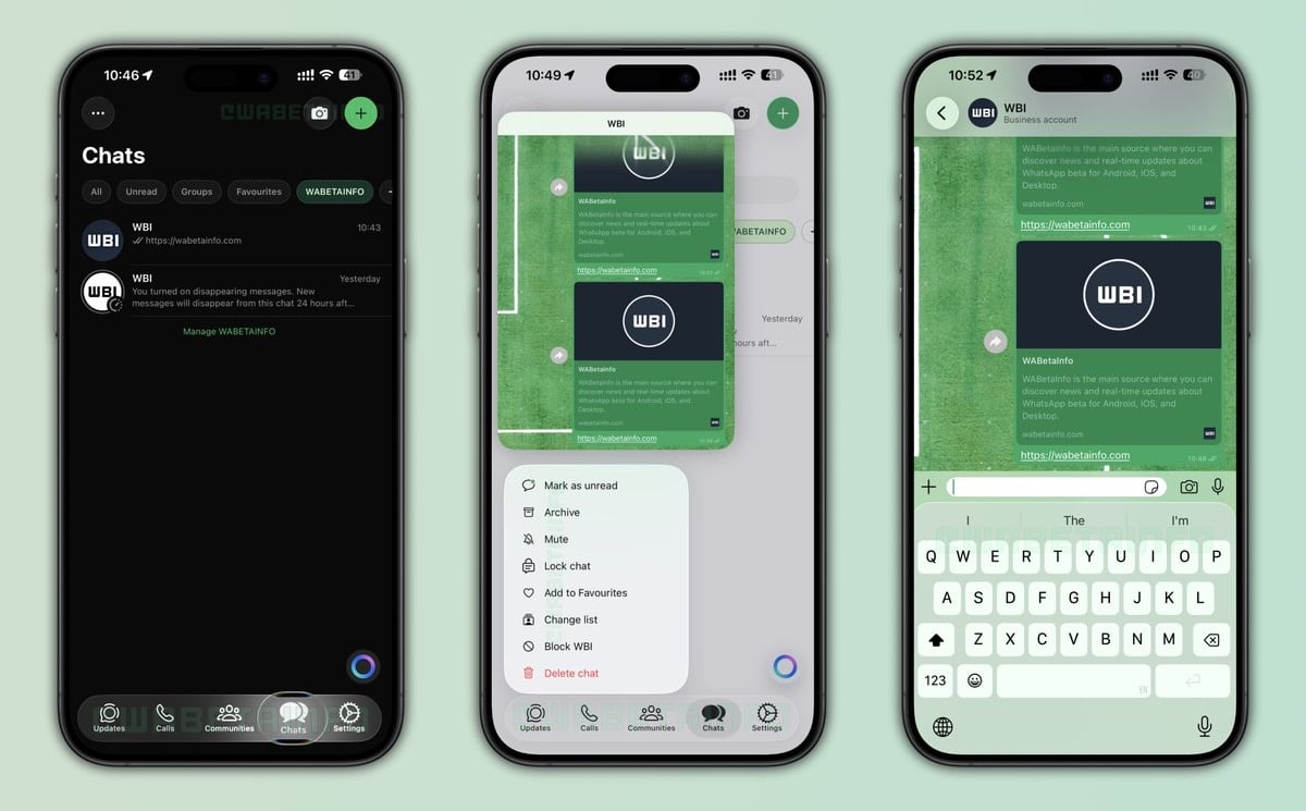 WhatsApp testet „Liquid Glass“: Wann kommt das große Design-Update?