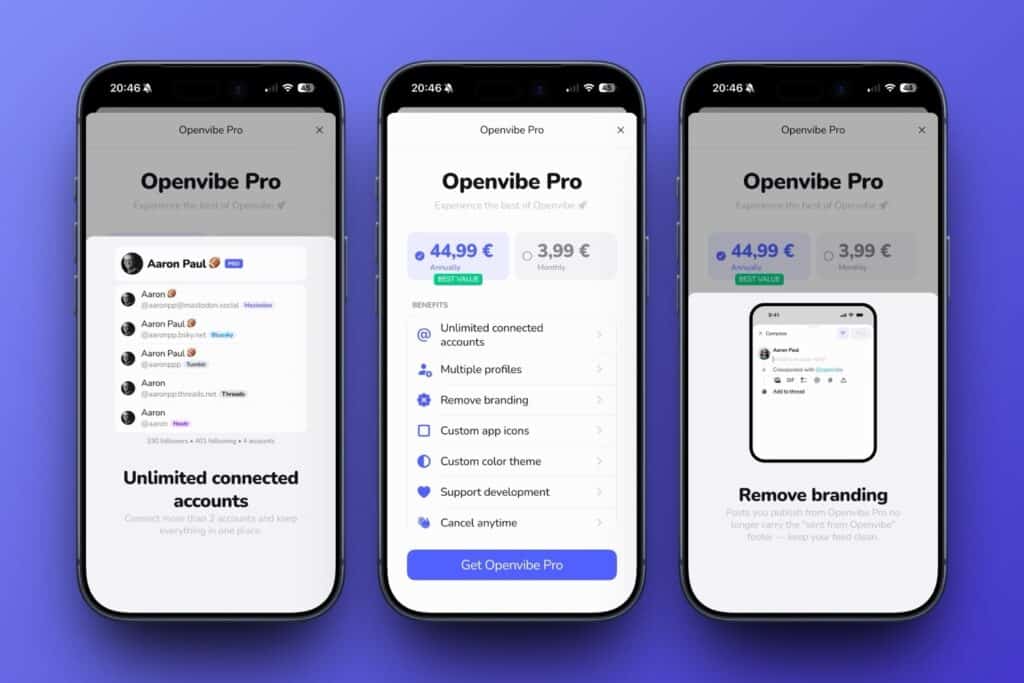 OpenVibe: Fediverse-Multi-Client integriert Abo und schränkt bestehende ...
