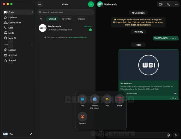 WhatsApp plant neues Design für die Mac-App